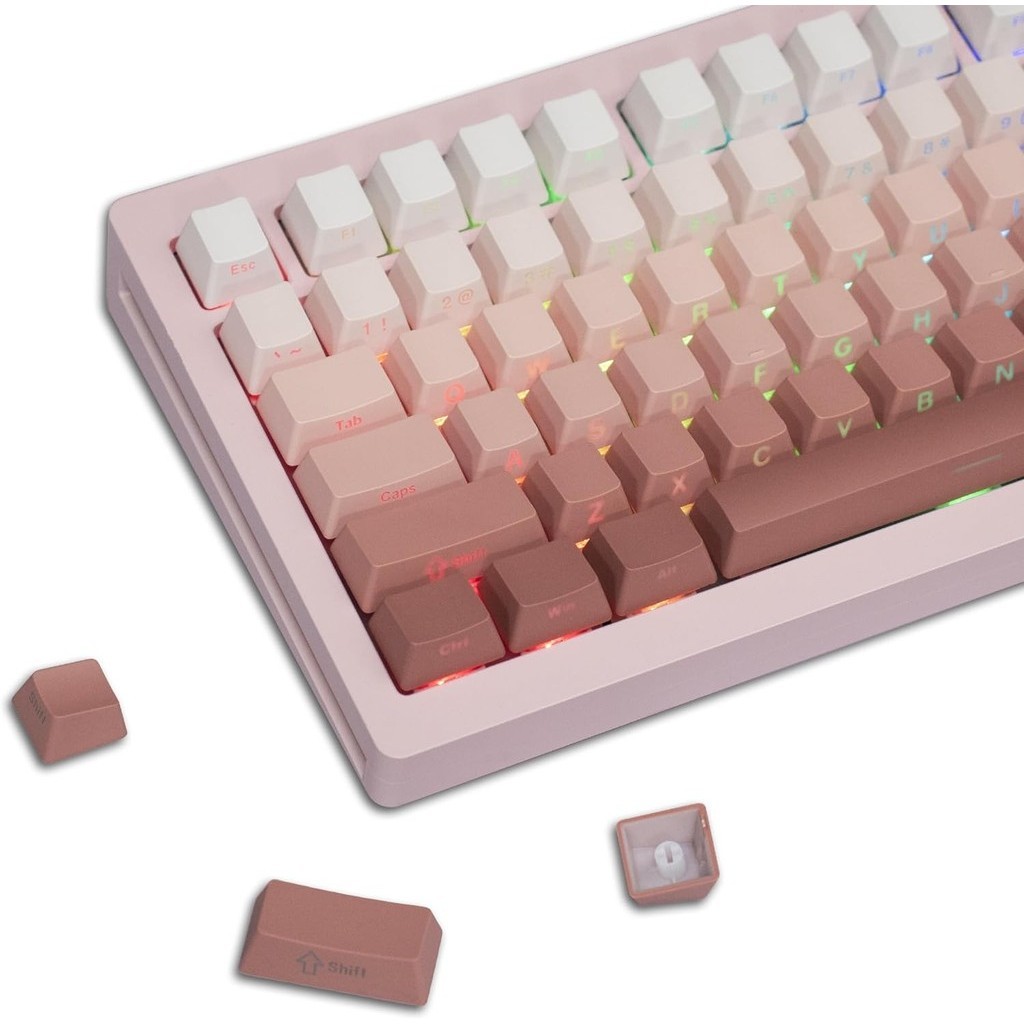 Keycap hồ sơ anh đào in bên hông XVX Gradient Series 136 phím | Shopee ...