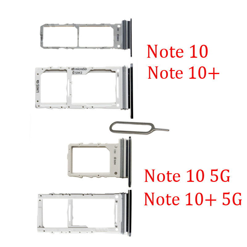 Khe Cắm Khay Thẻ SIM Cho Samsung Note 10 Plus 10 + 5G Galaxy Note 10 ...