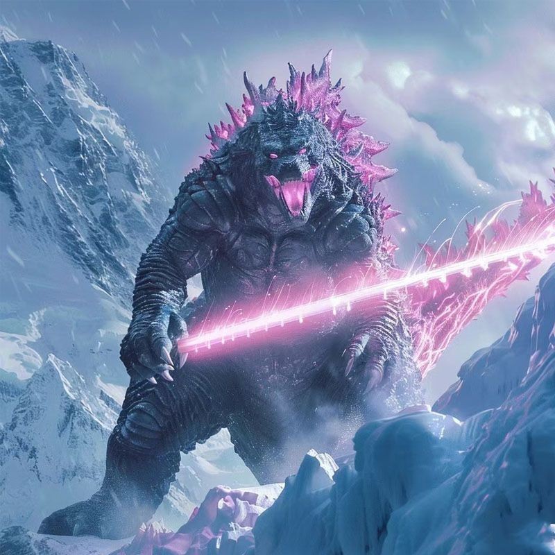 Phong cách mới 2024 Godzilla Pink Hình vs King Kong Empire Rise ...