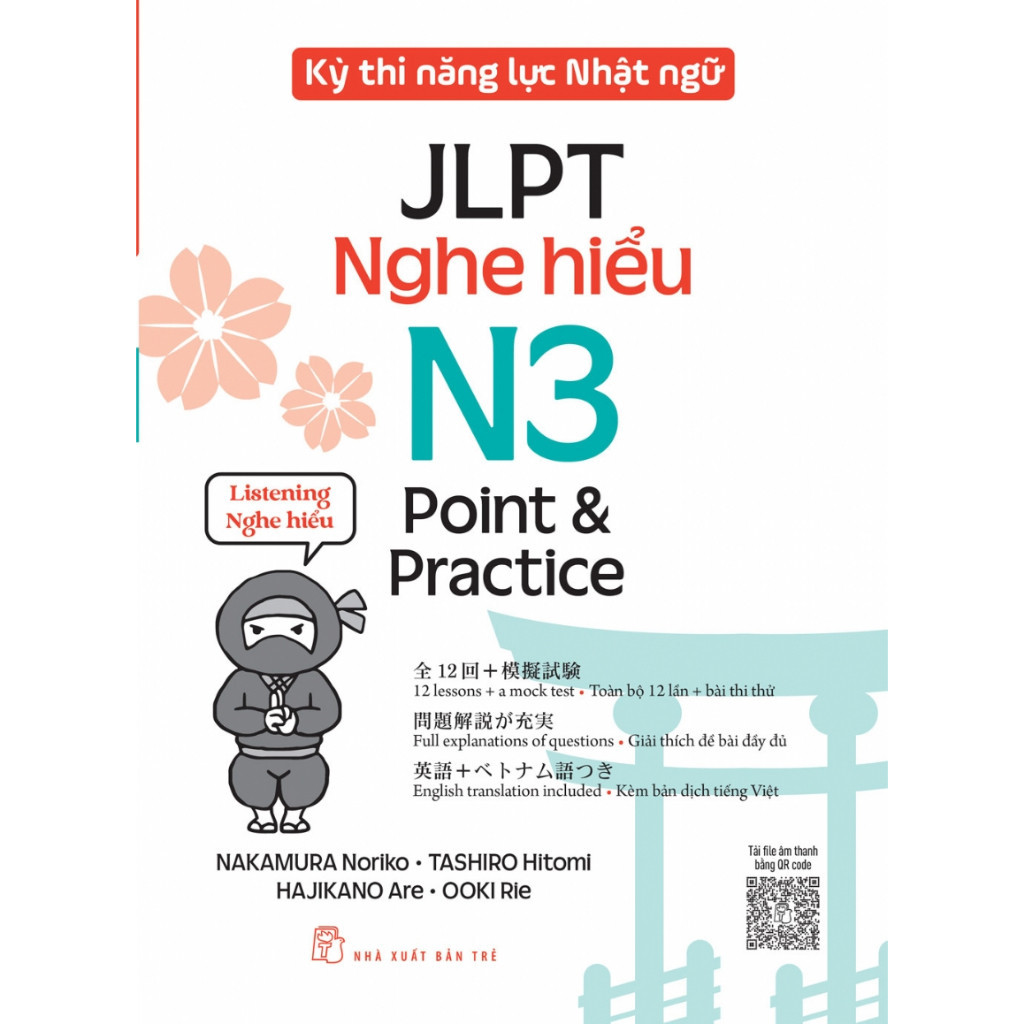 Sách - Kỳ Thi Năng Lực Nhật Ngữ JLPT N3 Point & Practice: Nghe Hiểu (NXB Trẻ) | Shopee Việt Nam