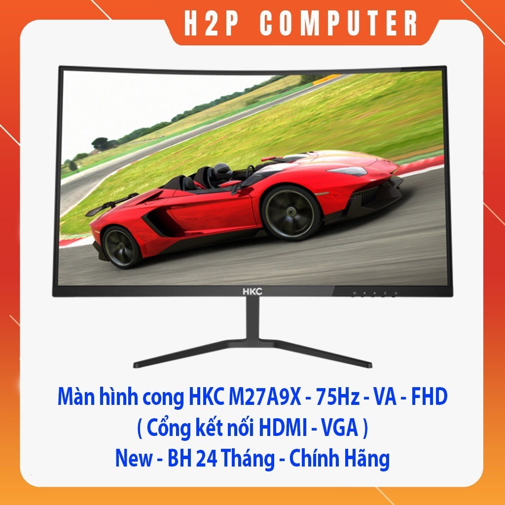 Màn hình máy tính HKC 27 Inch Cong M27A9X FHD 75Hz Gaming (Đen) - Full ...