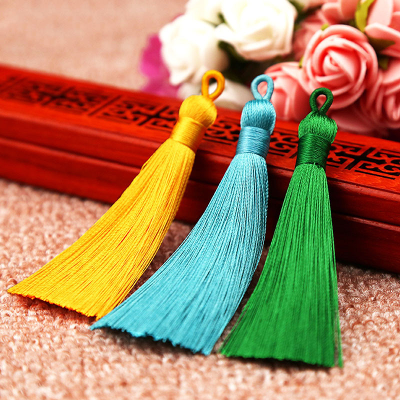 1 / 3 Chiếc 8cm Thủ Công Tua Rua Lụa Dài Handmade Cho Bông Tai DIY ...