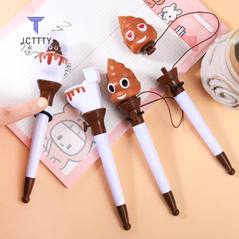 Ketchup Dễ Thương Vui Nhộn Hoạt Hình Vệ Sinh Poop Bút Bi 0.7 Mm Mực Đen ...