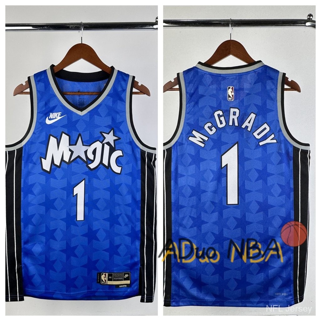 Ép nóng nba Orlando Magic #1 Áo đấu Tracy McGrady Classic Edition 2024 ...