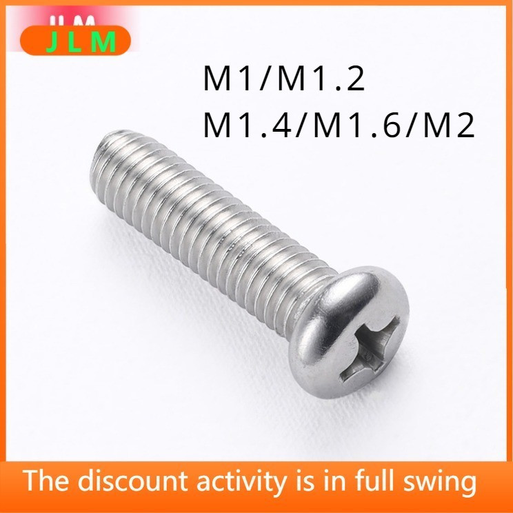 ((Jlmd) M1 / m1.2 / m1.4 / m1.6 / m2 SUS304 Phillips Đầu Tròn Vít Nhỏ Vít Mini Vít | Shopee Việt Nam