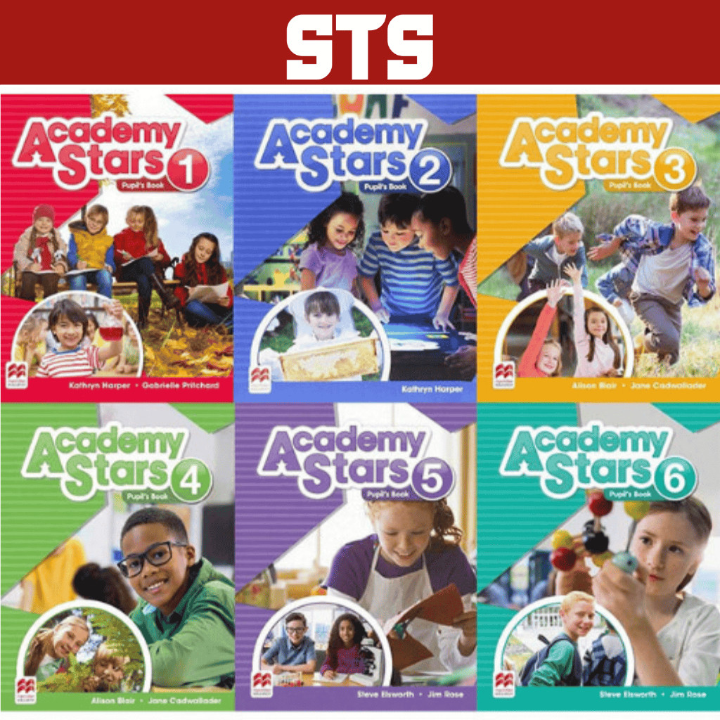 Sách - Academy Stars level starter 1 2 3 4 - bộ 2 cuốn | Shopee Việt Nam