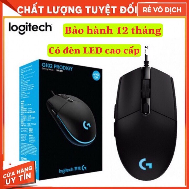 Chuột Logitech G102 gaming chuột chơi game có dây G102 Led RGB 8000DPI ...