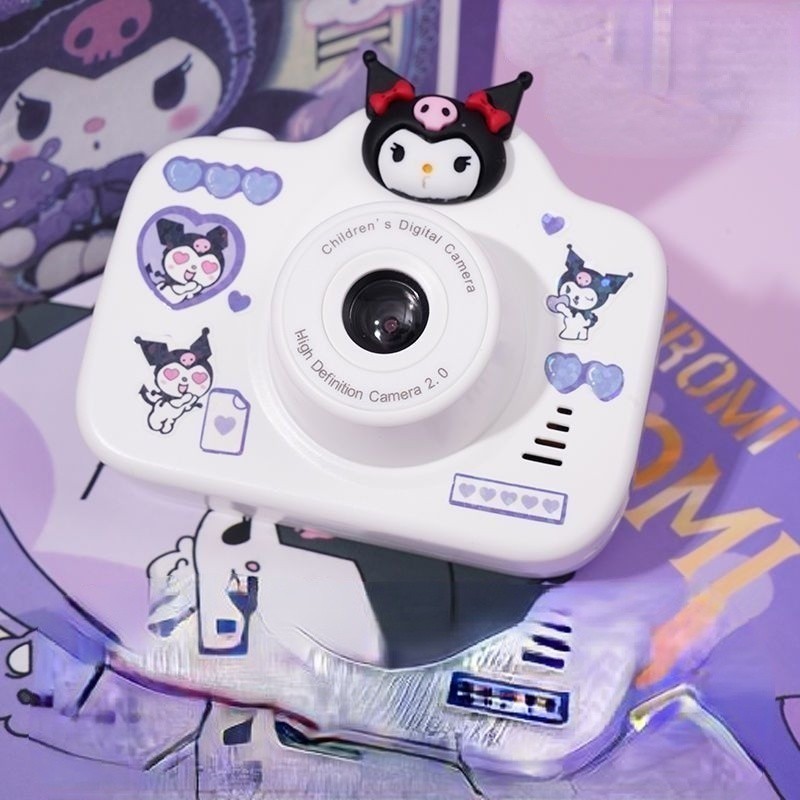 Camera kỹ thuật số Mini Sanrio Kuromi Camera kép 2000W Pixel độ phân ...