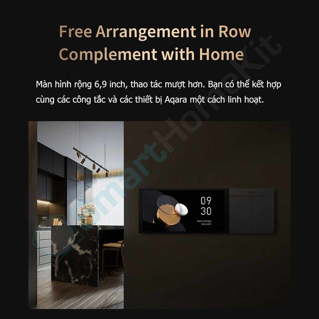 Aqara MagicPad S1 Plus MP-K01D kết nối Zigbee và Wifi Tích hợp loa nghe ...