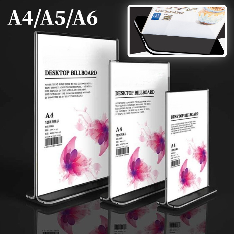 Menu Mica Standee Để Bàn,Menu Mica Để Bàn A4 A5 A6,Kết Cấu Độ Nét Cao ...