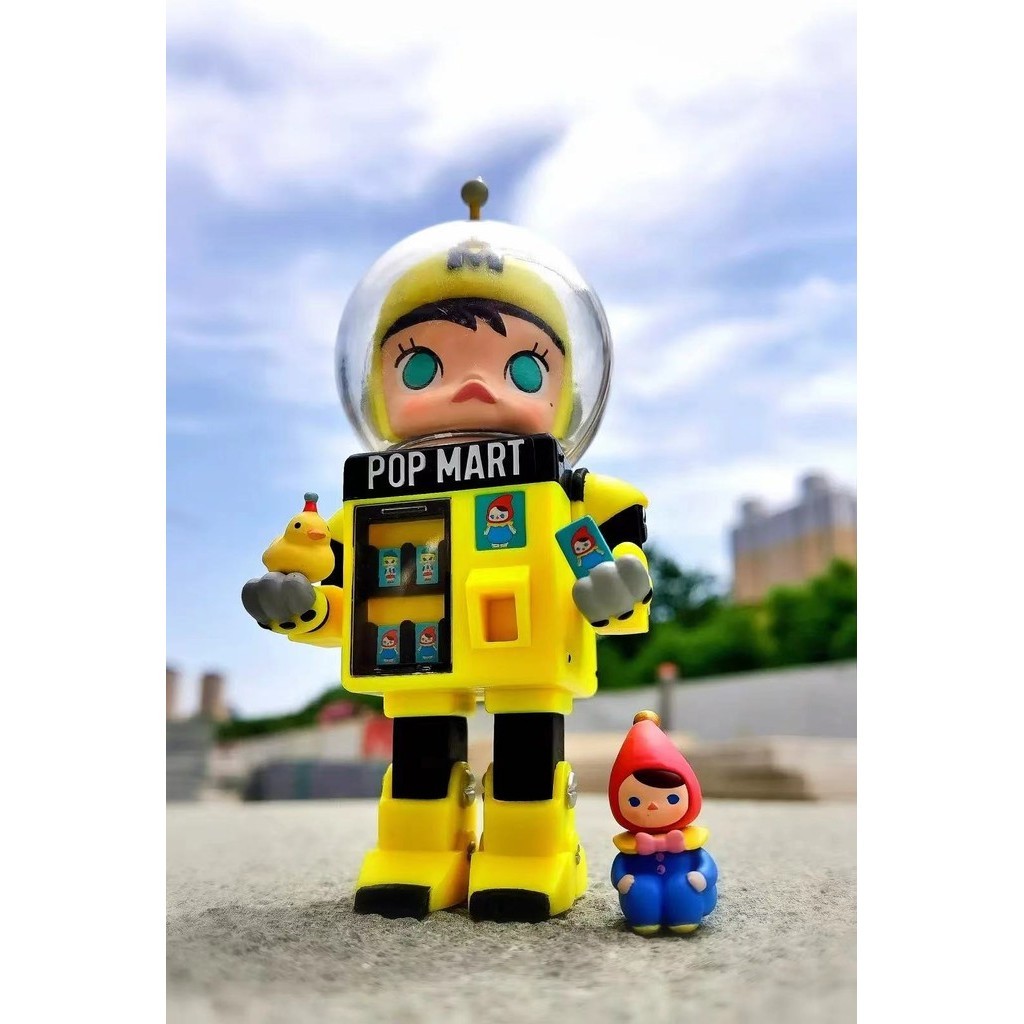 P POPMART POPMART molly Robot Store Hộp Giải phóng mặt bằng Hình giới ...