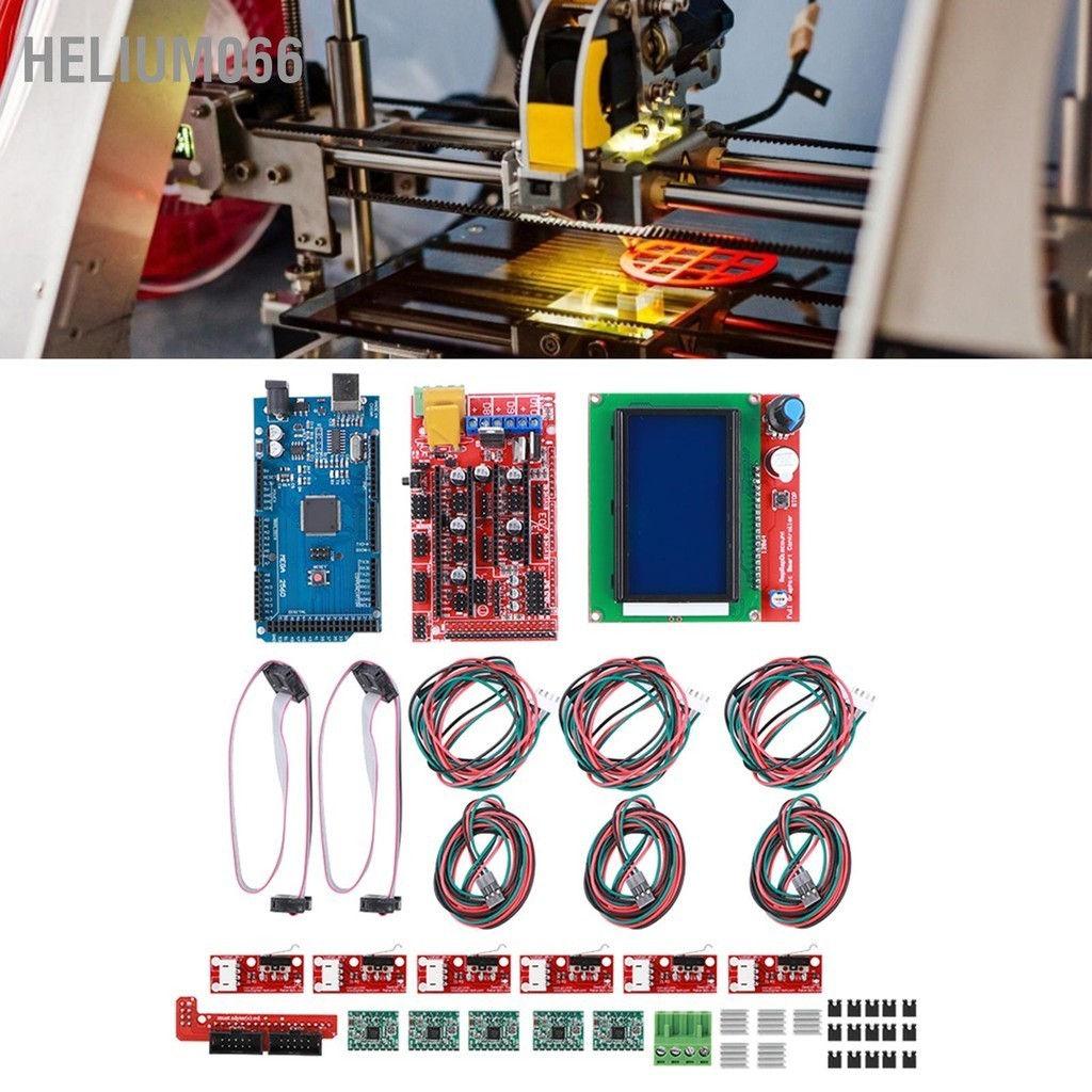 Helium066 Bộ máy in 3D điều khiển RAMPS 1.4 12864 + phận bo mạch chip ...