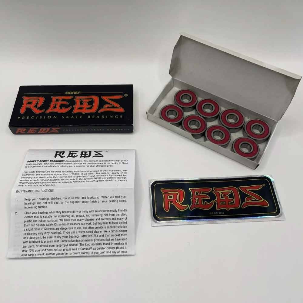 BONES REDS Skateboard bearings 8 pack 8mm | Shopee Việt Nam