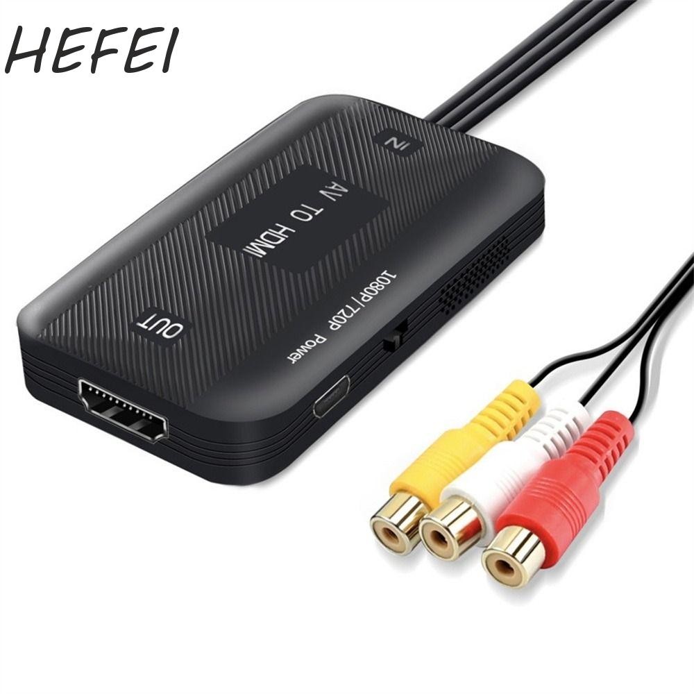 Bộ chuyển đổi HEFEI AV sang HDMI Cáp liên kết HD Cáp RCA Cáp âm thanh Bộ chuyển đổi Video Cáp ...