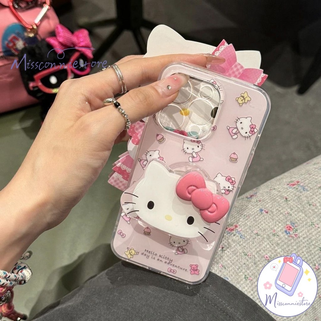 Ốp Lưng Hello Kitty Màu Hồng Ngọt Ngào Vỏ Redmi 13C 13 12C 12 9A 10A 14C 9C 9 10 A3 10C A1 Note ...