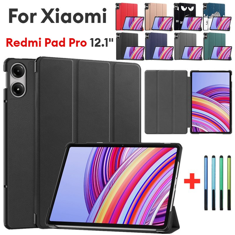 Dành cho Xiaomi Redmi Pad Pro 12.1 inch 2024 Vỏ da thông minh có đế lật ...