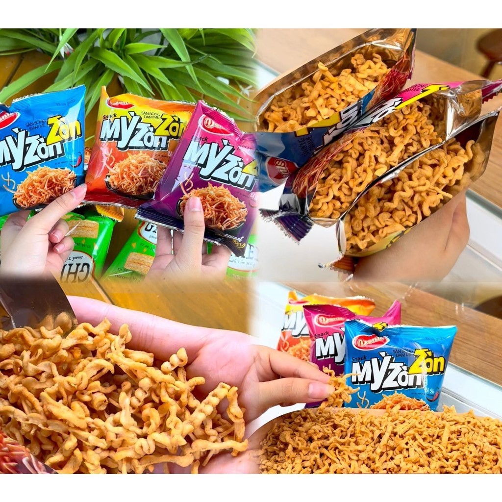 (COMBO 20 GÓI) Snack Mỳ Zòn Zòn Siêu Ngon Siêu Thơm Mì Tôm Trẻ Em MINH ...