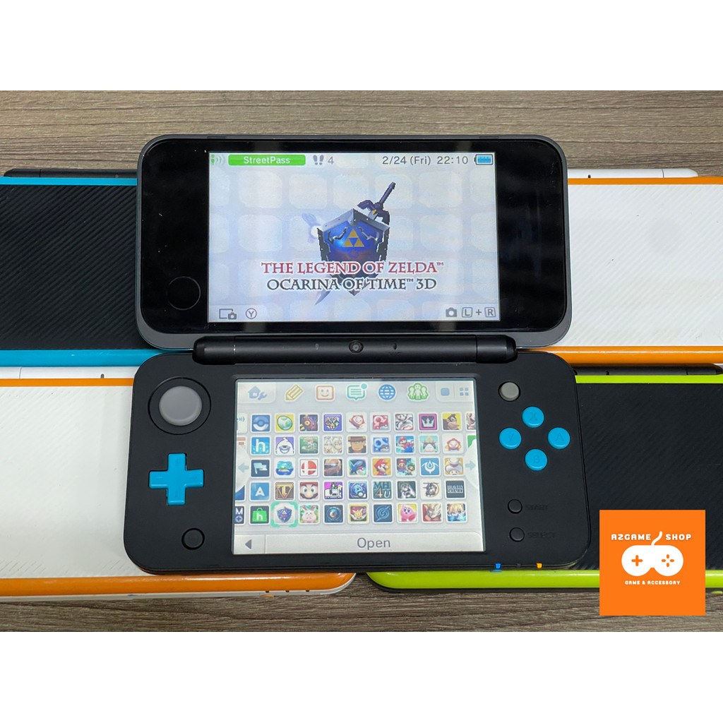 Máy Chơi Game Nintendo New 2DS LL (Kho 5000 Game 3DS/NDS/GBA/GBC/NES/SNES) Đầy Đủ Phụ Kiện ...