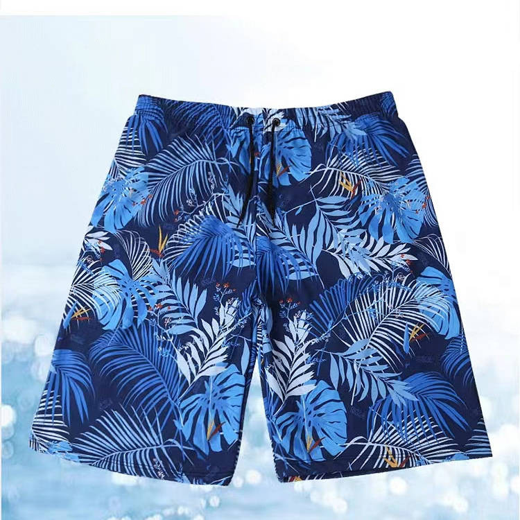 【Ready Stock】 Swimming Trunks Men's Cropped Pants Quick-Drying Mid ...