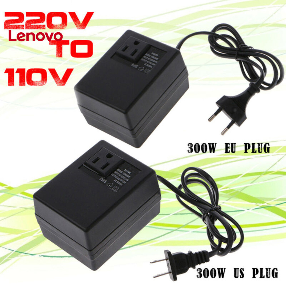 Bộ chuyển đổi điện áp Buck Down Lenovo 300W Travel AC 220V sang 110V | Shopee Việt Nam