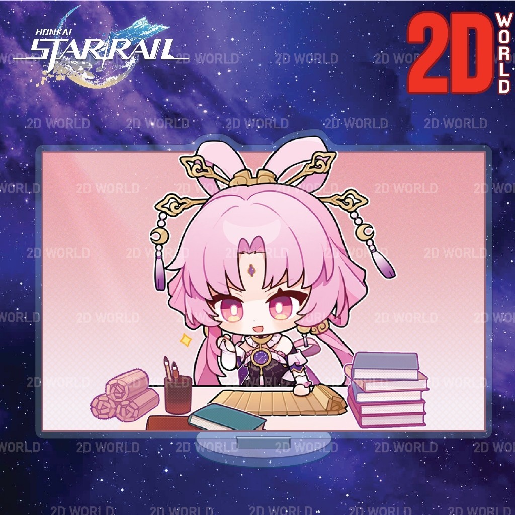 Standee Honkai Star Rail, mô hình Seele, Bronya, JingYuan, Kafka ...