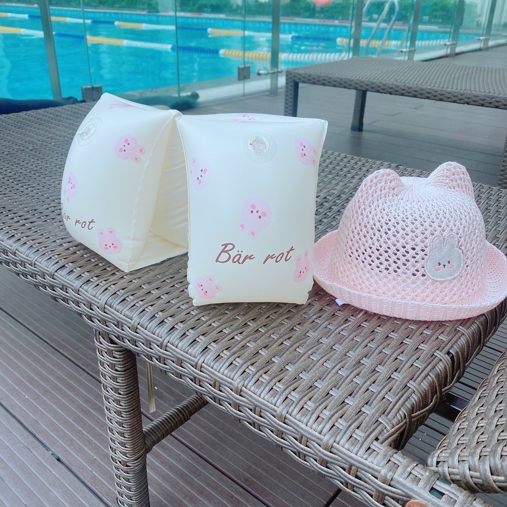 [Chính hãng][Tặng kèm bơm tay] Set 2 phao tay Bar rot hoạ tiết Korea ...