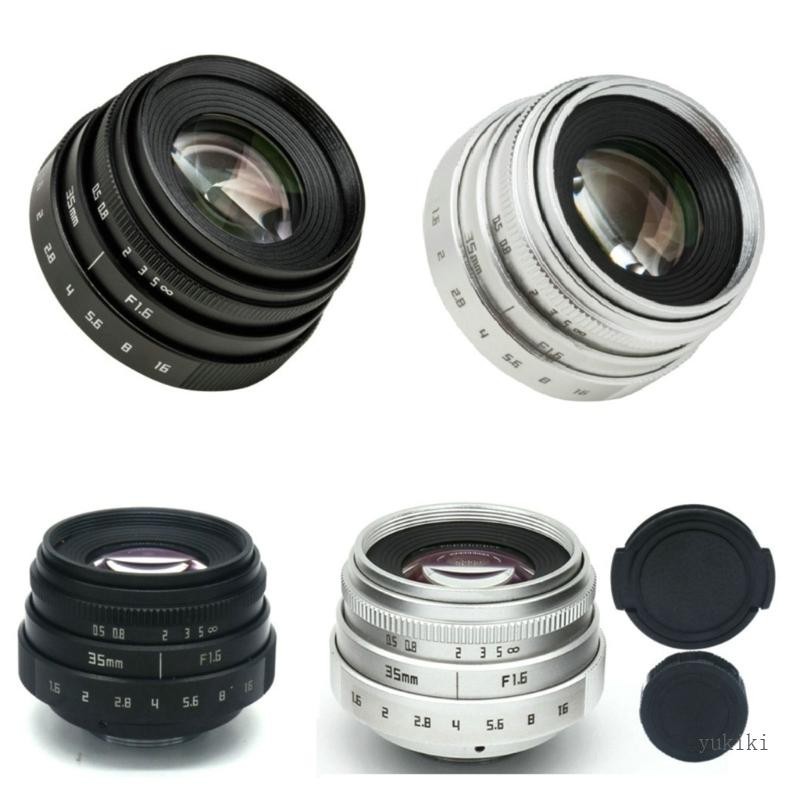 Ống kính đơn Kiki Micro Ống kính thủ công 35mm F1 6 Khẩu độ lớn Blurred ...