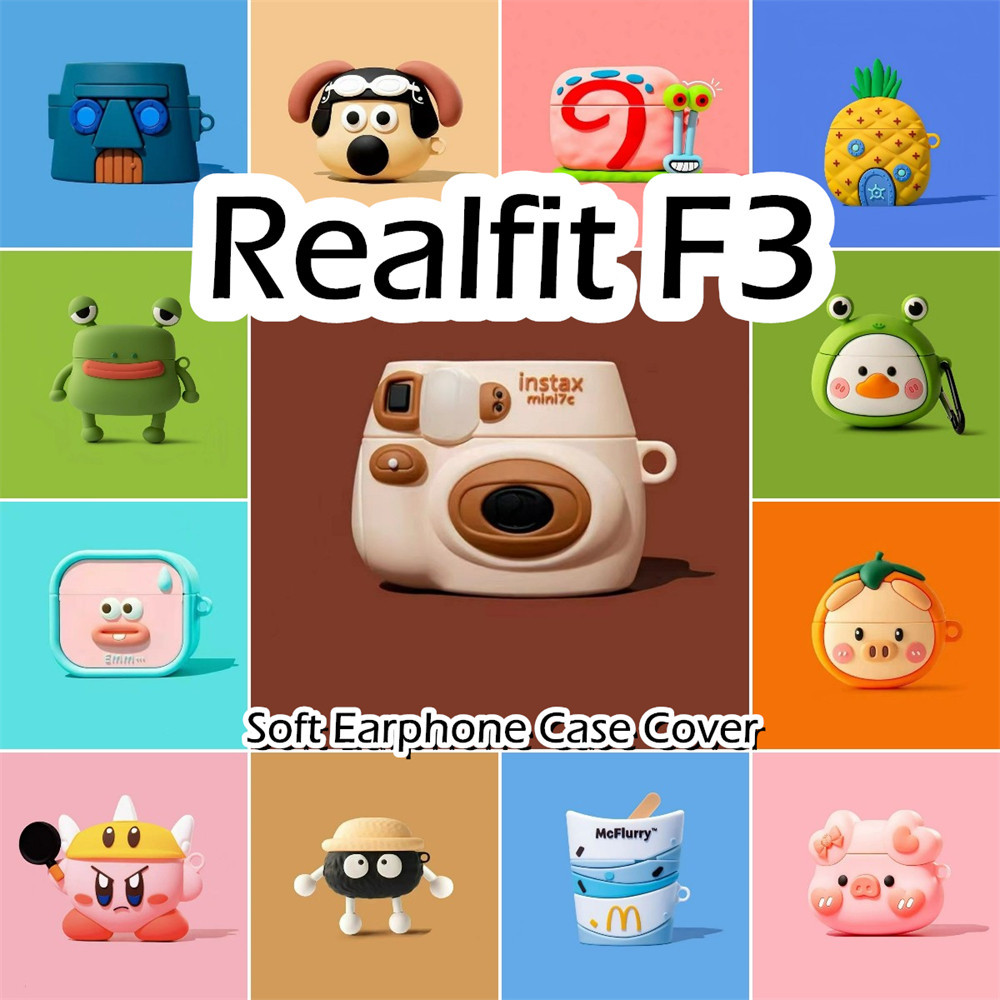 [Giảm giá hấp dẫn] Cho Realfit F3 ốp tai ng Case Vệ Hộp Sạc Tai Nghe ...