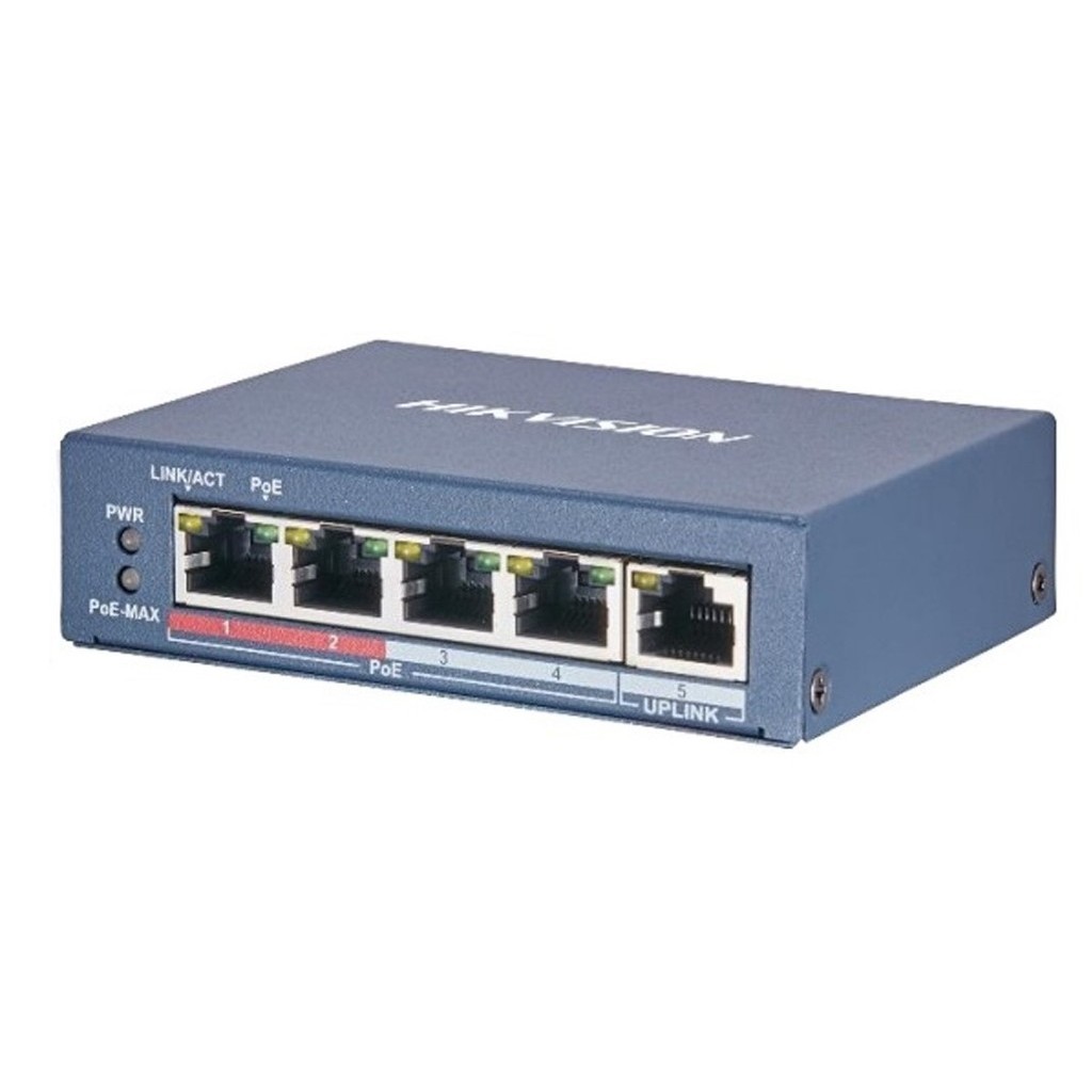 Switch mạng thông minh 4 cổng PoE Gigabit HIKVISION DS-3E1505P-EI/M | Shopee Việt Nam