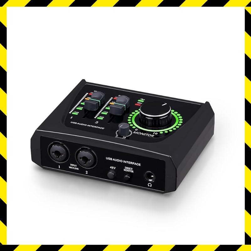 BOMGE Mini 2-channel USB audio interface, equipped with recording ...