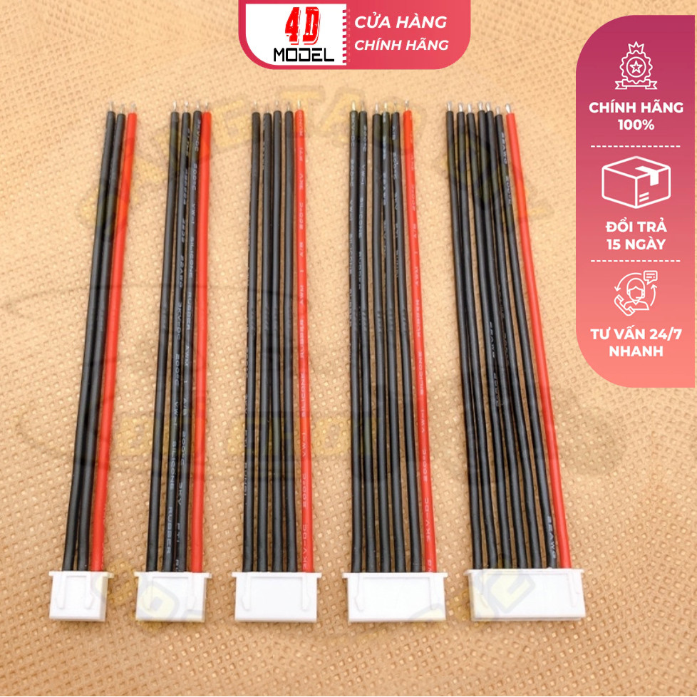 Jack Balance Pin 1S 2S 3S 4S 5S 6S 8S vỏ Silicon Dài 10cm , 15cm , 20cm ...