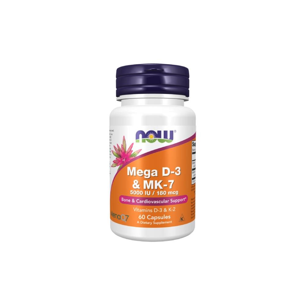 Now Vitamin Mega D3 MK7 (60 viên) - Vitamin Tăng Sức Đề Kháng, Hệ Miễn ...