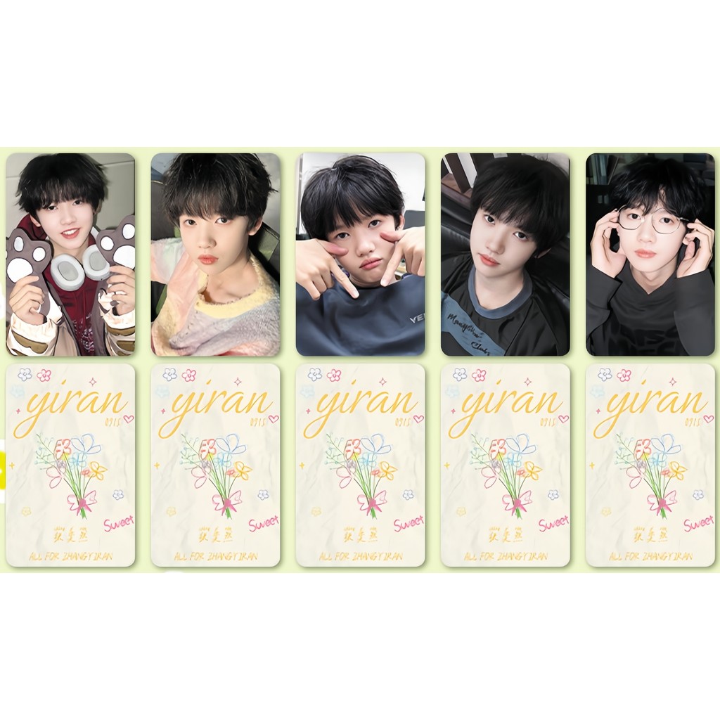Tf Family 4th Zhang Yiran Casebook Kaji Card Chen Yiheng Zhang Hanrui Laser Hologram Trong suốt ...