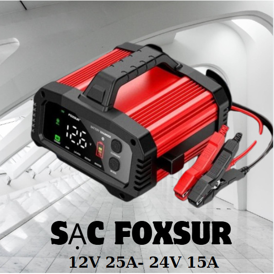 BỘ SẠC ĂC QUY 12V-24V FOXSUR 400A CHÍNH HÃNG | Shopee Việt Nam