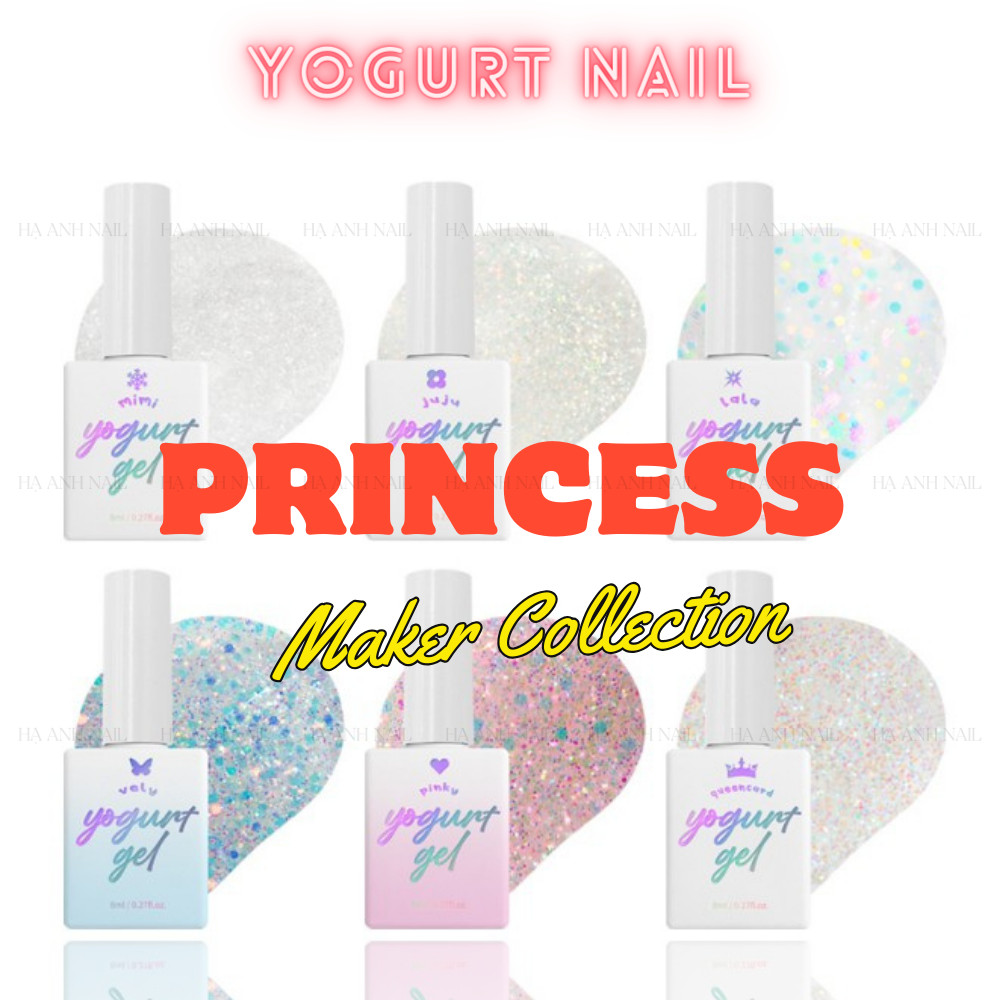 [HOẢ TỐC] "Yogurt Nail - Princess Maker Collection" :Sơn gel nhũ cao ...