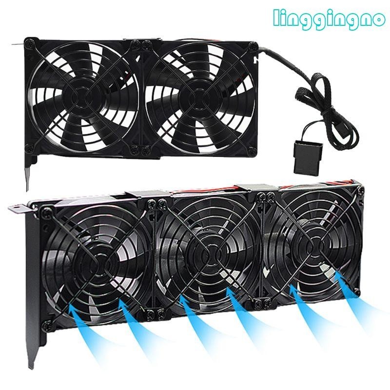 Rr VGA Cooler Dual-Fan Ba Quạt 80mm Card Đồ Họa Tản Nhiệt GPU Quạt Tản ...