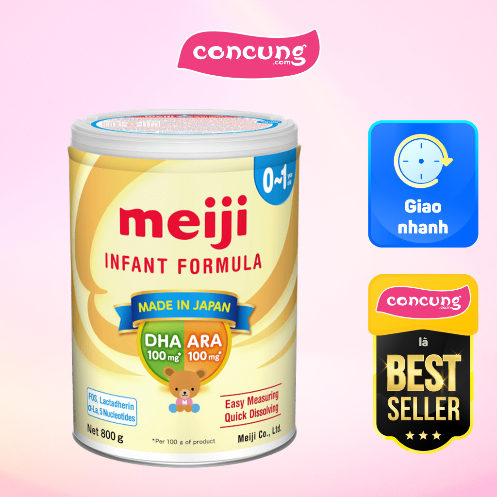 Sữa Meiji Infant Formula cho bé từ 0-12 tháng 800g | Shopee Việt Nam