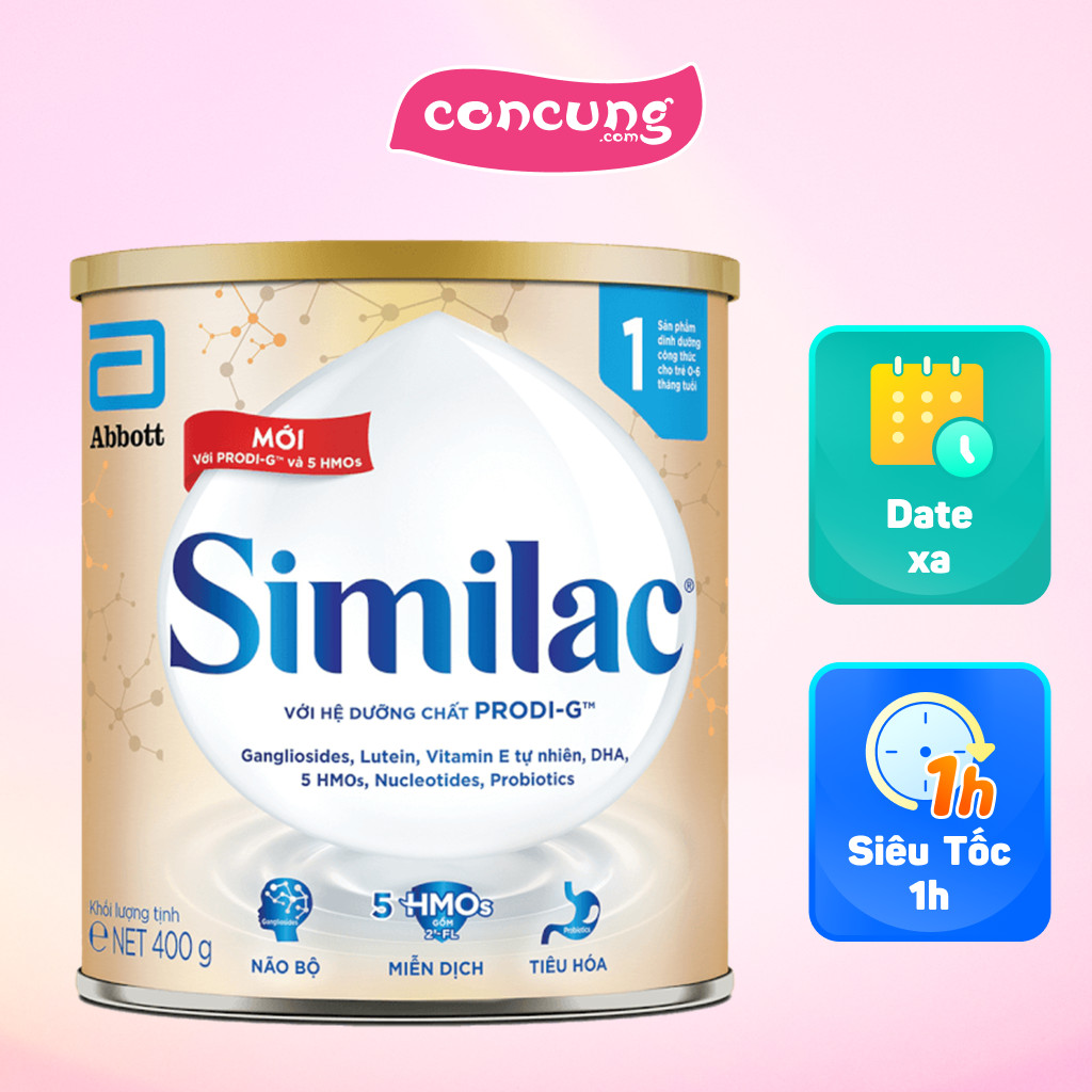 Sữa Similac Số 1 (0-6 tháng) 400g ( Giao bao bì ngẫu nhiên) | Shopee ...