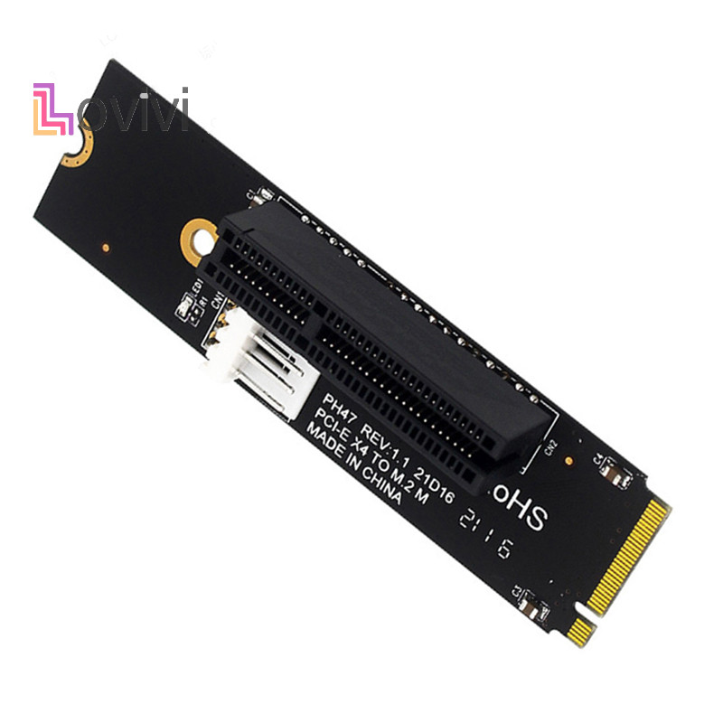 [Lovivivi] NGFF M.2 Sang PCI-E 4X Riser Card M2 M Key To PCIe X4 ...