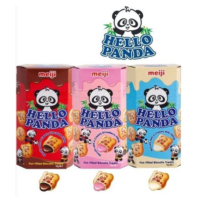 Bánh Gấu Meiji Hello Panda, hộp 50g | Shopee Việt Nam