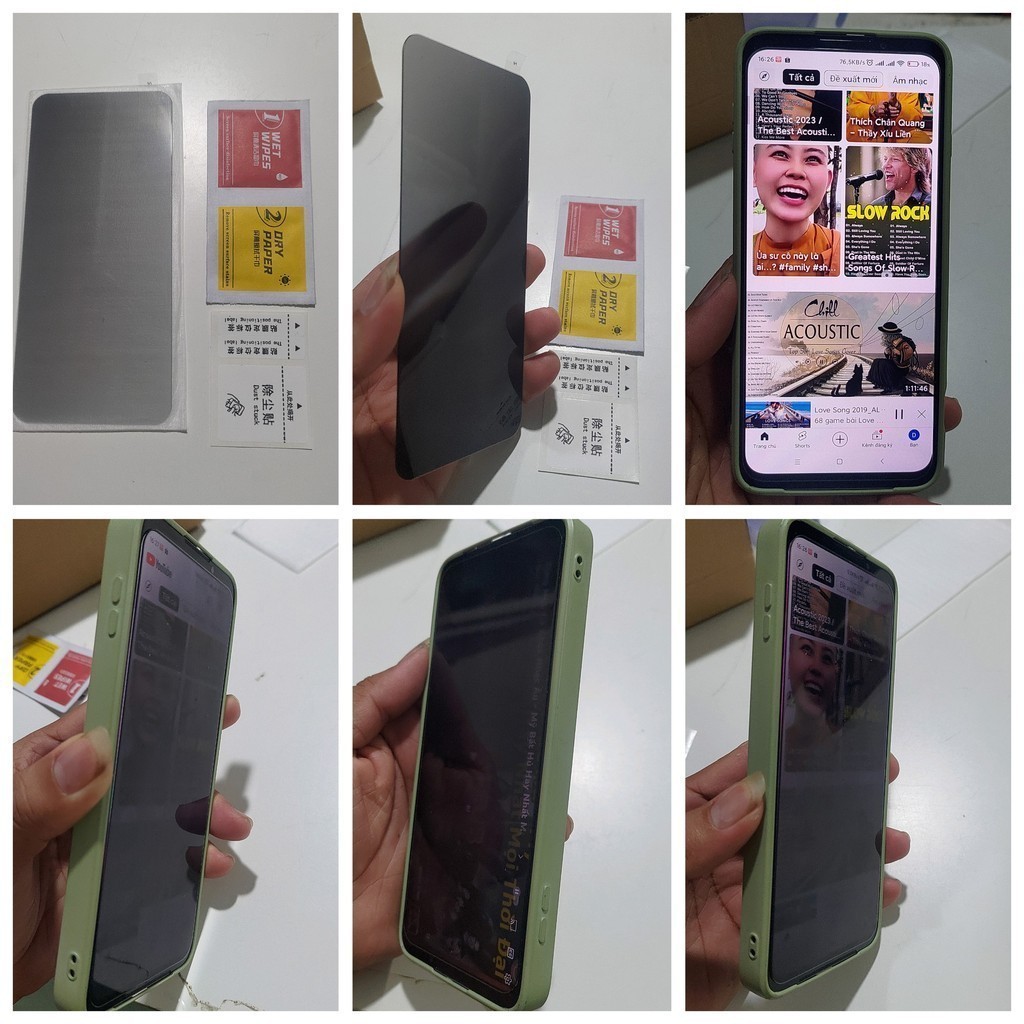 Kính cường lực chống vân tay & chống nhìn trộm Xiaomi Redmi K30/K30EX/K30S/K30I/K30 5G/K30Pro ...