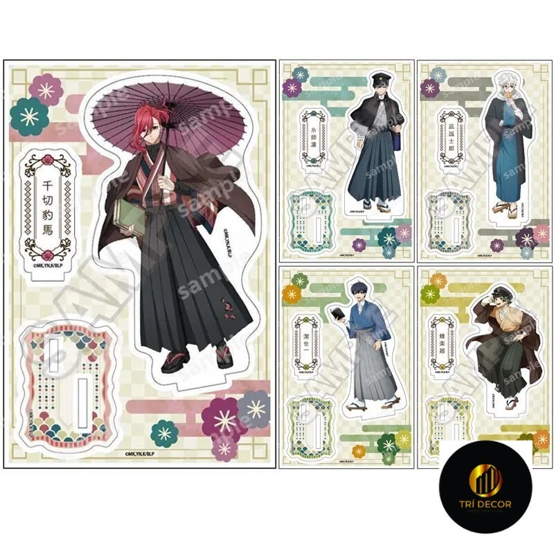 Mô hình Standee Blue Lock Isagi Nagi Reo Meguru Chigiri Rin Kunigami ...