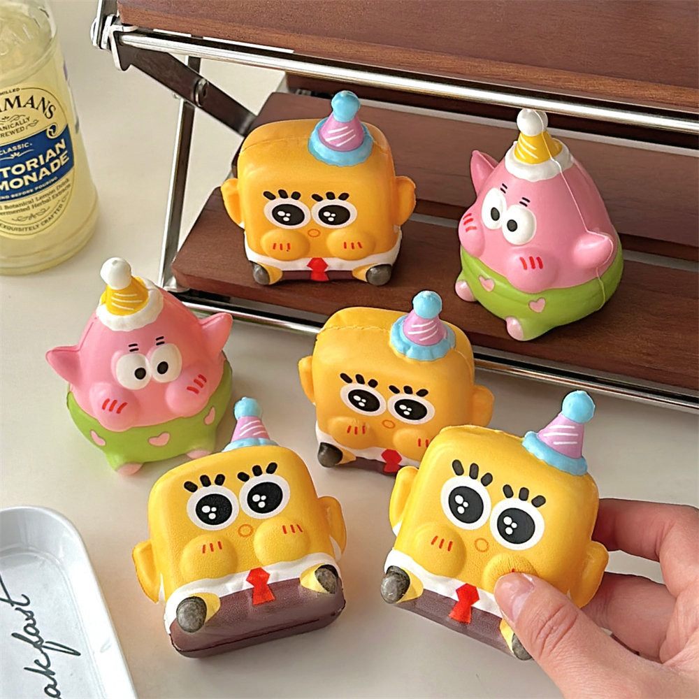 Dễ Thương Spongebob Hoạt Hình Pinch Giải Nén Đồ Chơi Để Thông Hơi ...