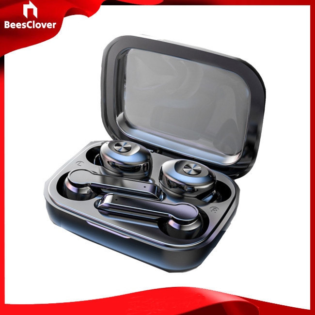 Tai nghe không dây BeesClover XG15 có hộp sạc Tai nghe âm thanh nổi trong tai Tai nghe cặp đôi ...