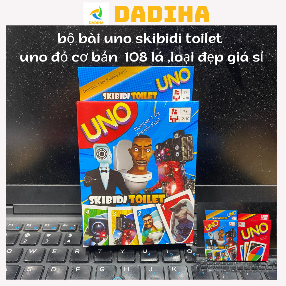Bộ bài UNO Skibidi Toilet ,Trò chơi giải trí tăng gắn kết, BÀI UNO CƠ ...