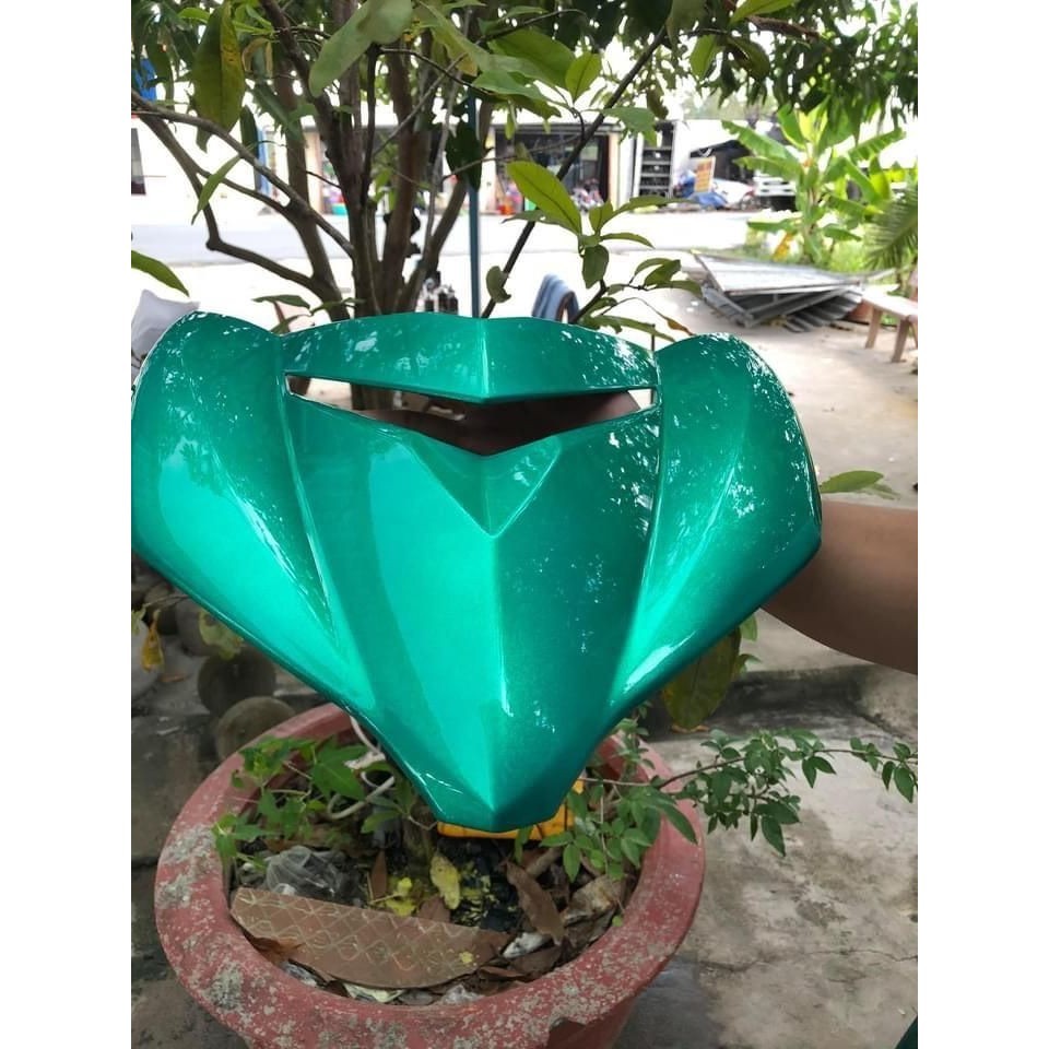 Combo sơn xịt màu xanh lục bảo Y017 samurai gồm 4 chai (UCY113-1701 ...