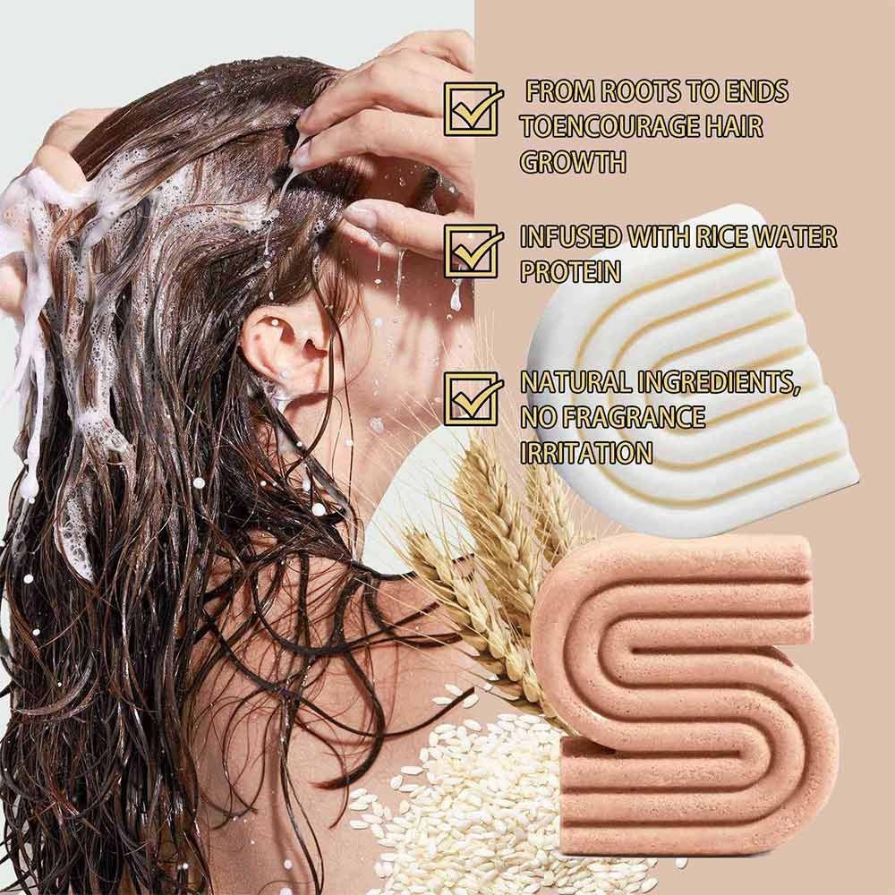 Ready Stock: Kitsch Strengthening Solid Shampoo Bar / Conditioner Bar, Rice Water Protein, White ...