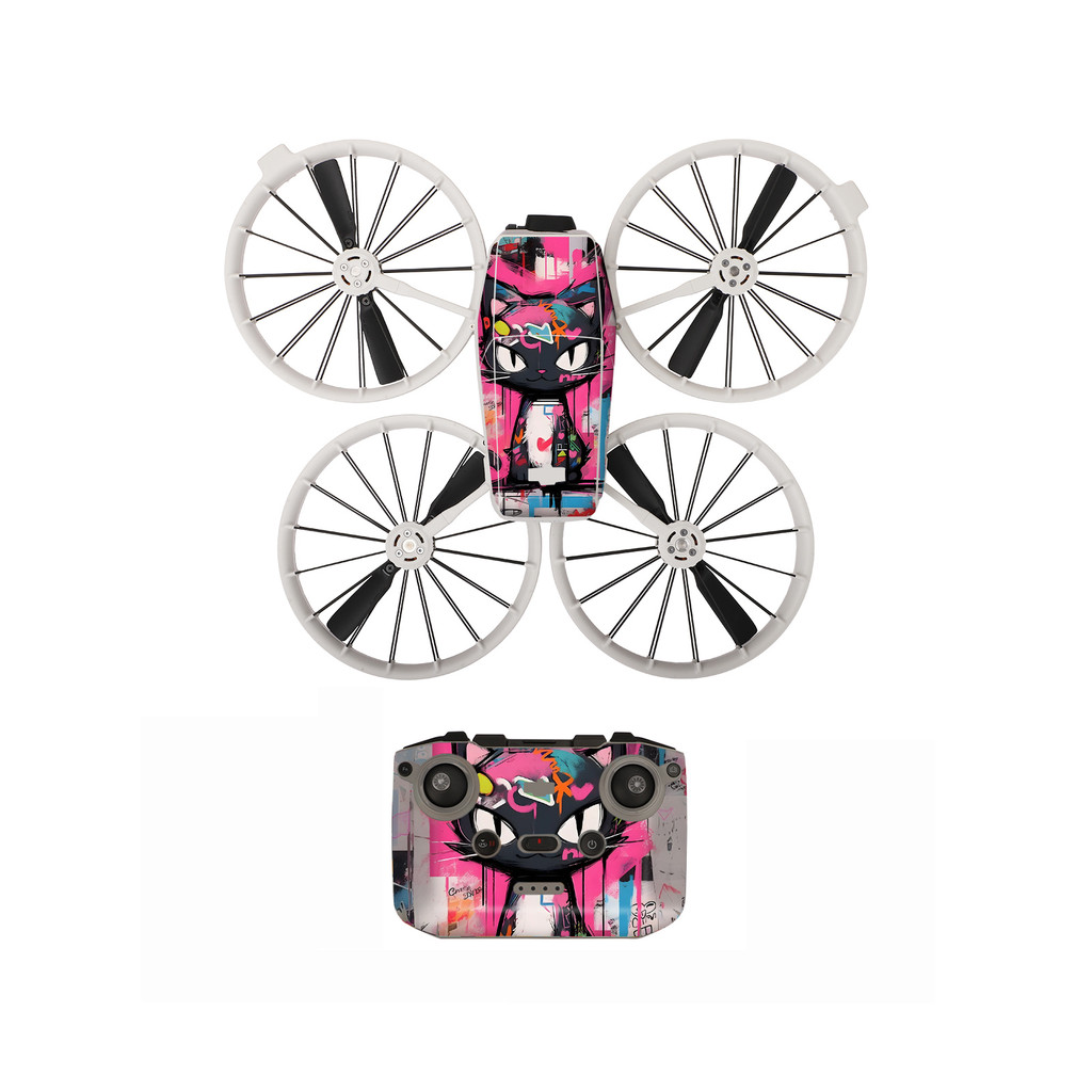 Bộ Miếng Dán Da Trang Trí Cho Thân DJI FLIP + Điều Khiển Từ Xa RC-N3 ...