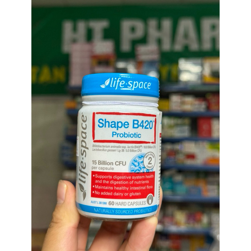 [Nhập khẩu chính hãng] Lifespace Shape B420 Probiotic 40 viên - men lợi khuẩn hỗ trợ tiêu hoá và ...