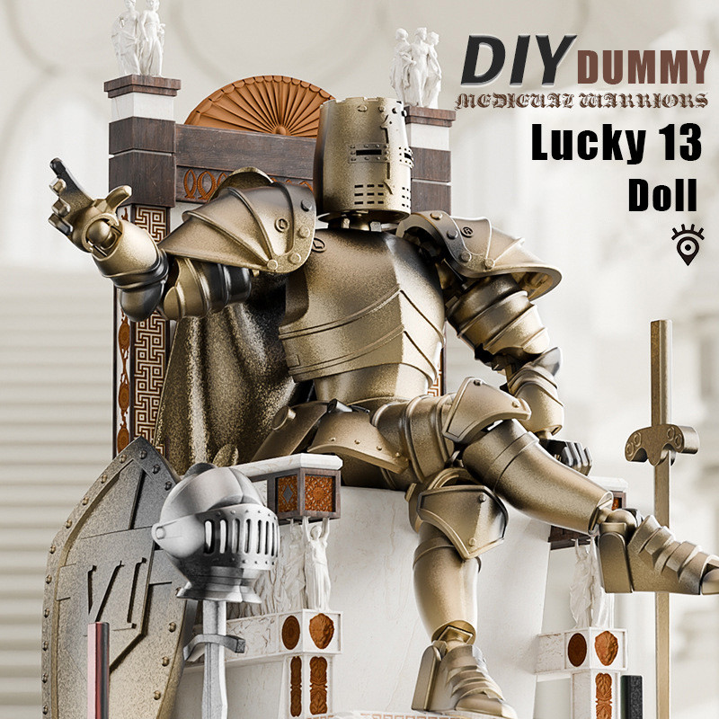 Skull Knight Dummy 13 Nhân Vật Hành Động Skeleton May Mắn 13 Nhân Vật ...